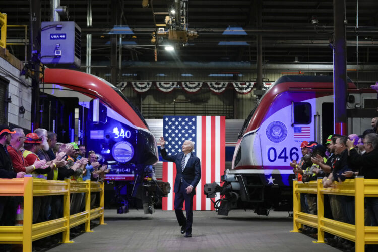 ‘Amtrak Joe’ Biden visits Delaware to promote $16 billion for passenger ...